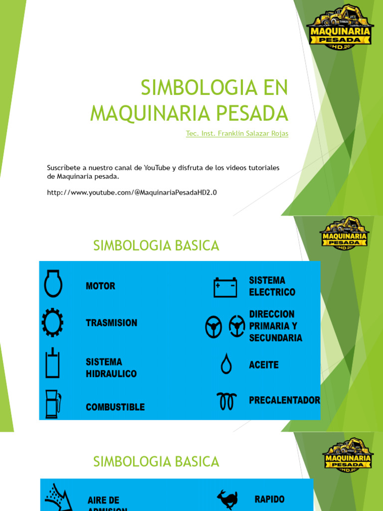 Simbologia en Maquinaria Pesada | PDF