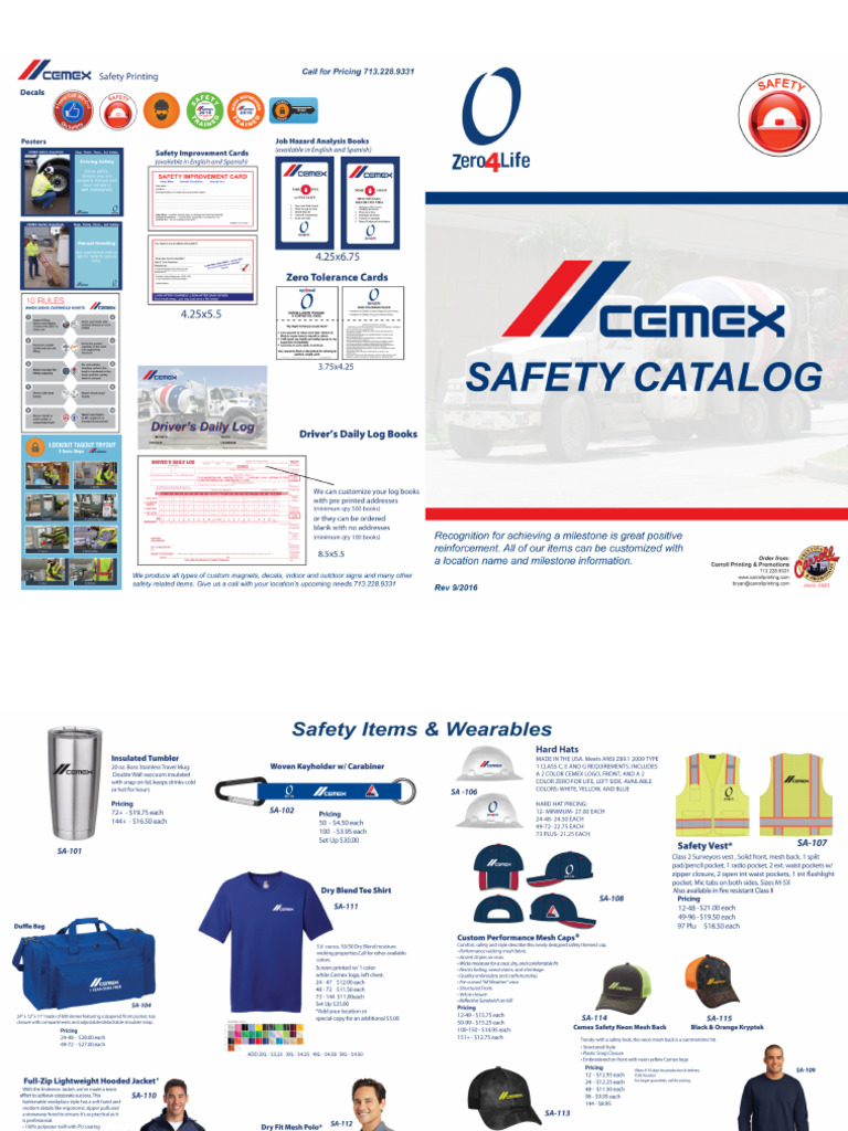 Cemex Brochure Safety1 | PDF
