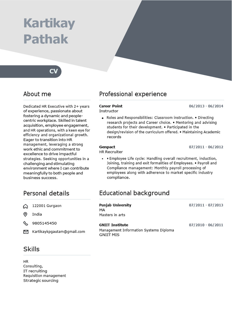 Kartikay Resume | PDF