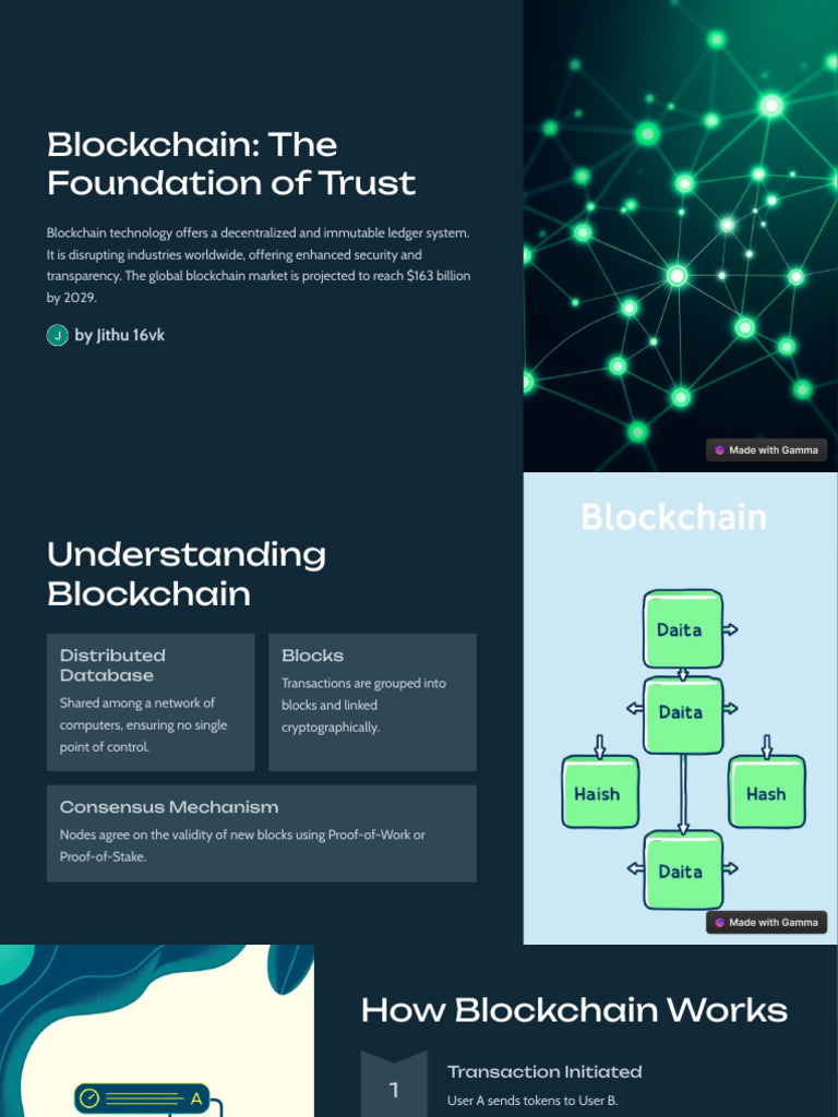 Blockchain The Foundation of Trust | PDF | Distributed Computing ...