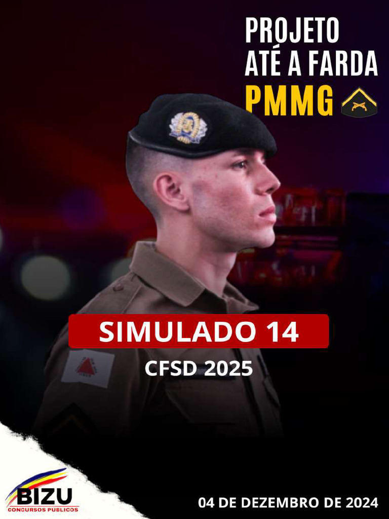 Simulado 14 - Projeto Até A Farda Gabaritado | PDF | Polícia