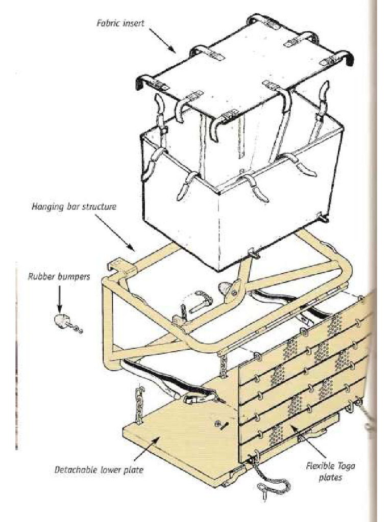 Merkava MK III Rear Hatch Drawings | PDF