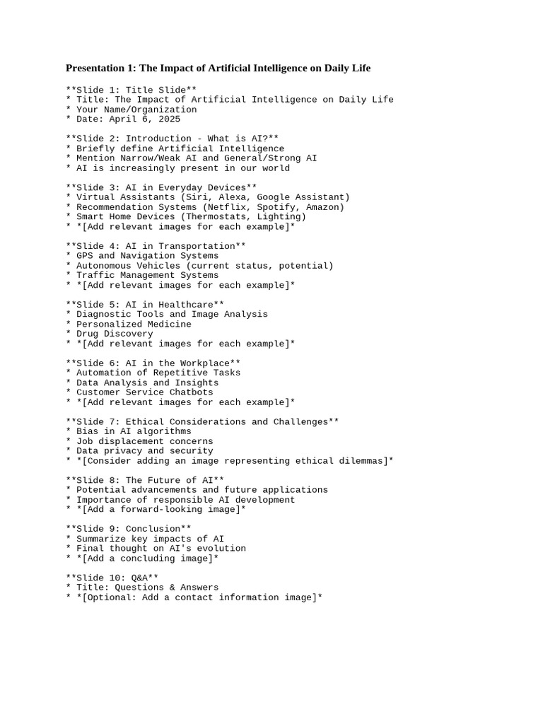 AI Applications in Daily Life | PDF
