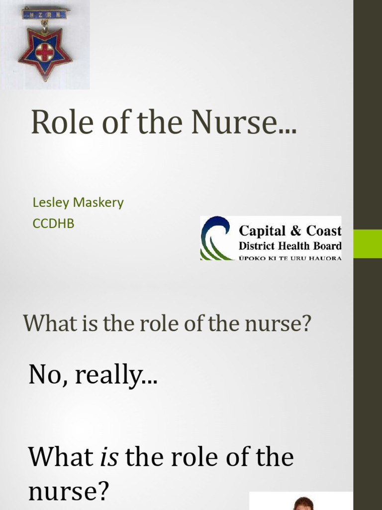 Ss Dementia 2 Role of The Nurse Lesley Maskery | PDF | Nursing | Caregiver