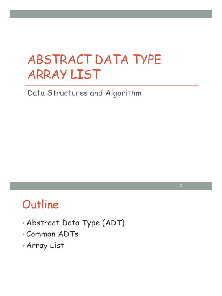 Dsa Class 04 Adts Arraylist Pdf Data Structure Queue Abstract 5181