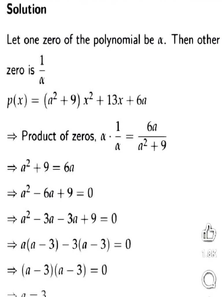 Class 10 Polynomials Boards Imp Questions | PDF