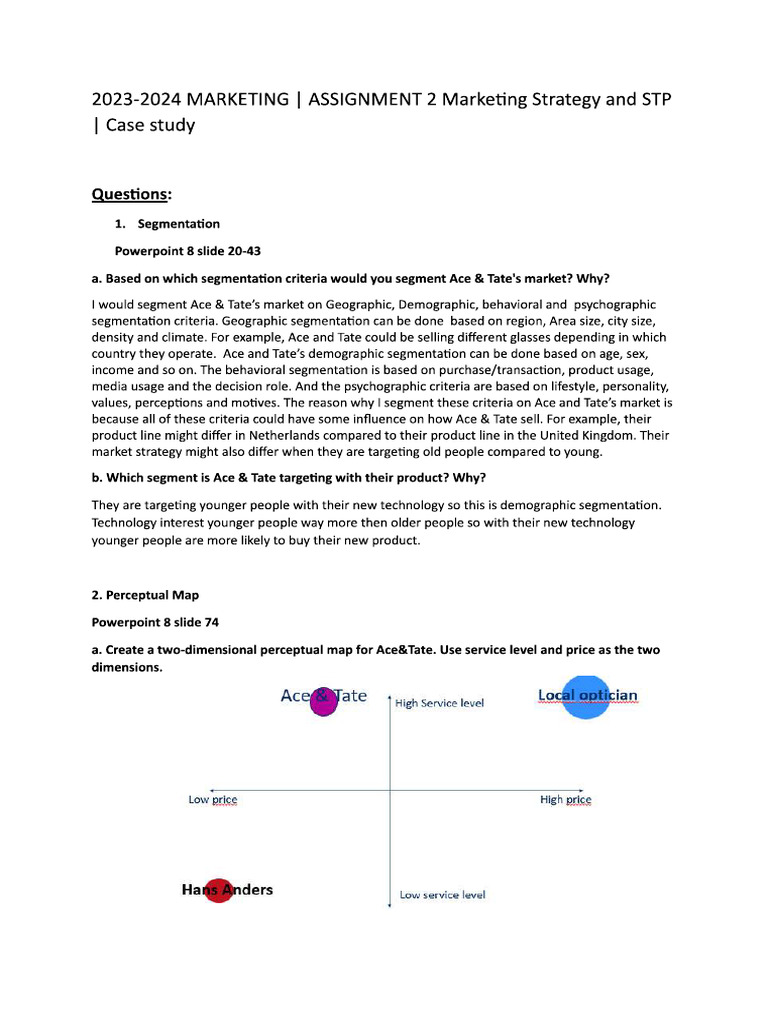 Marketing Task 2 | PDF