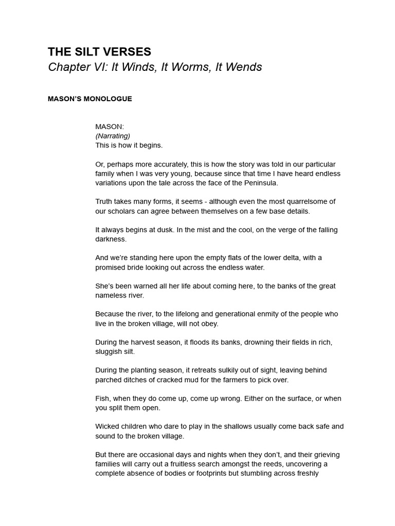 The Silt Verses - Chapter 6 | PDF