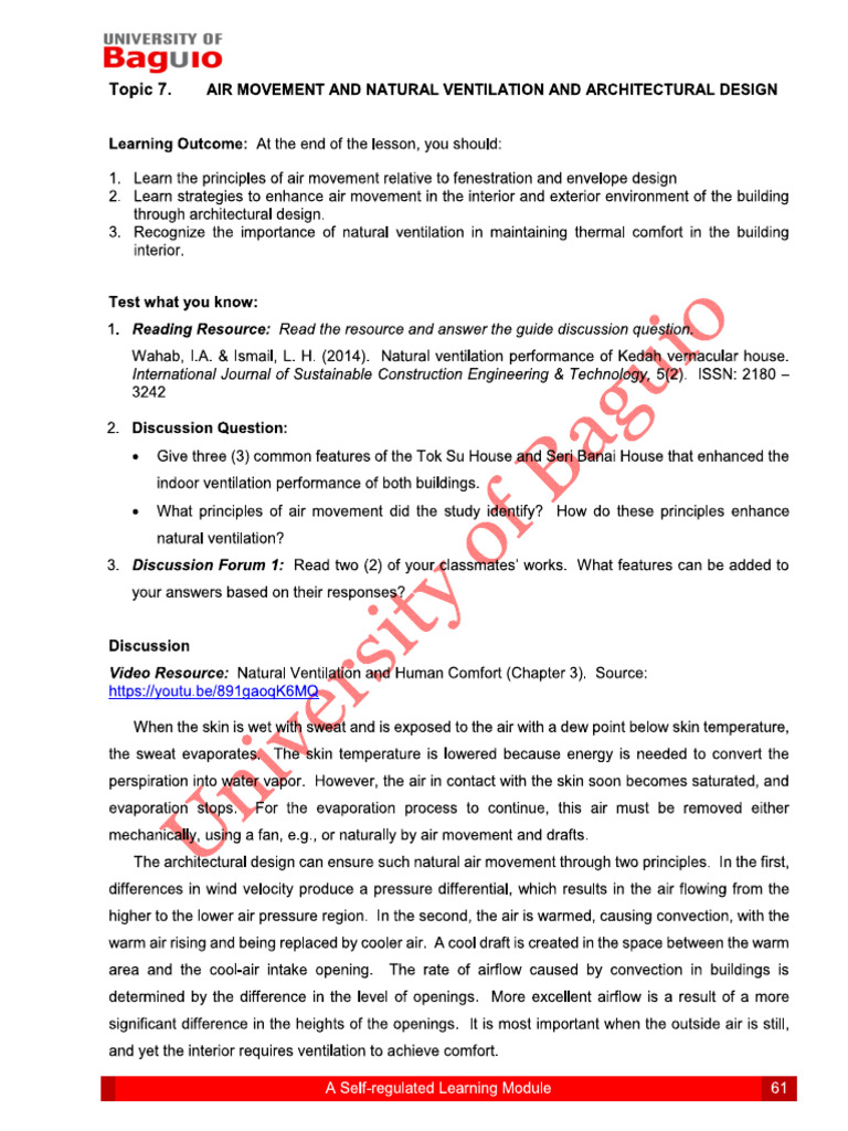 TROPIC1 - A Self Regulated Learning Module 2 | PDF