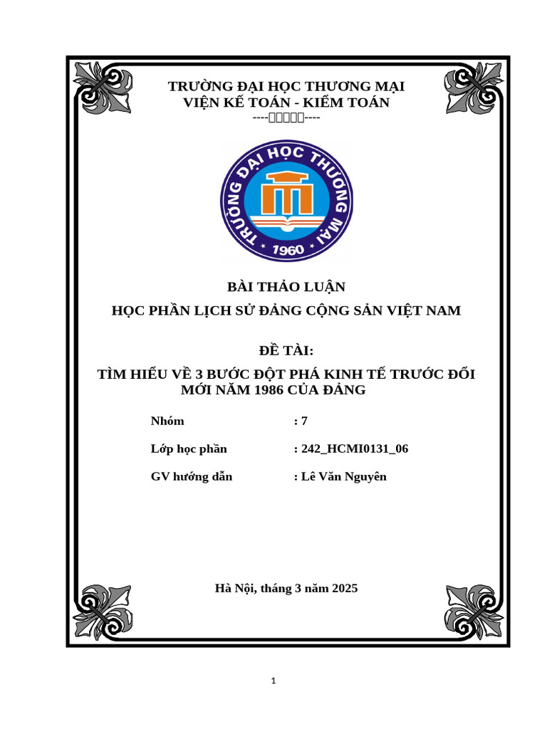 ĐỀ TÀI 2 - LSD - Nhom 7 (1) | PDF