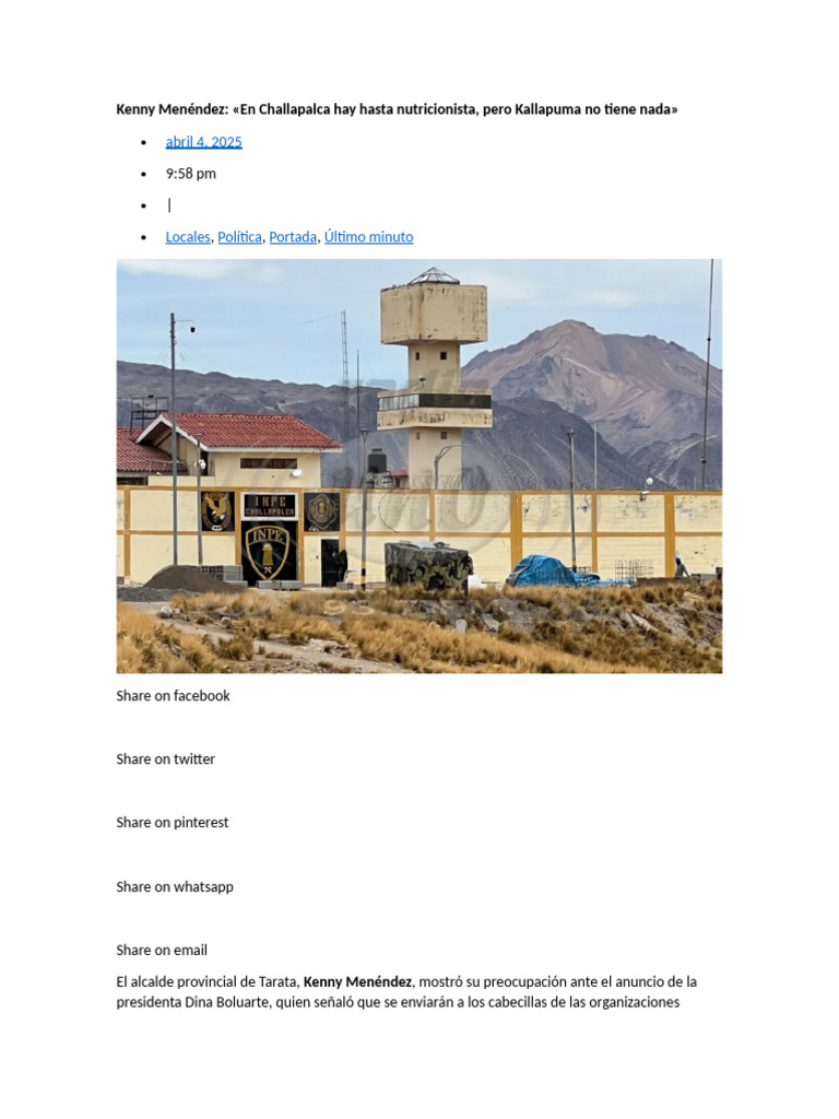 Challapalca | PDF
