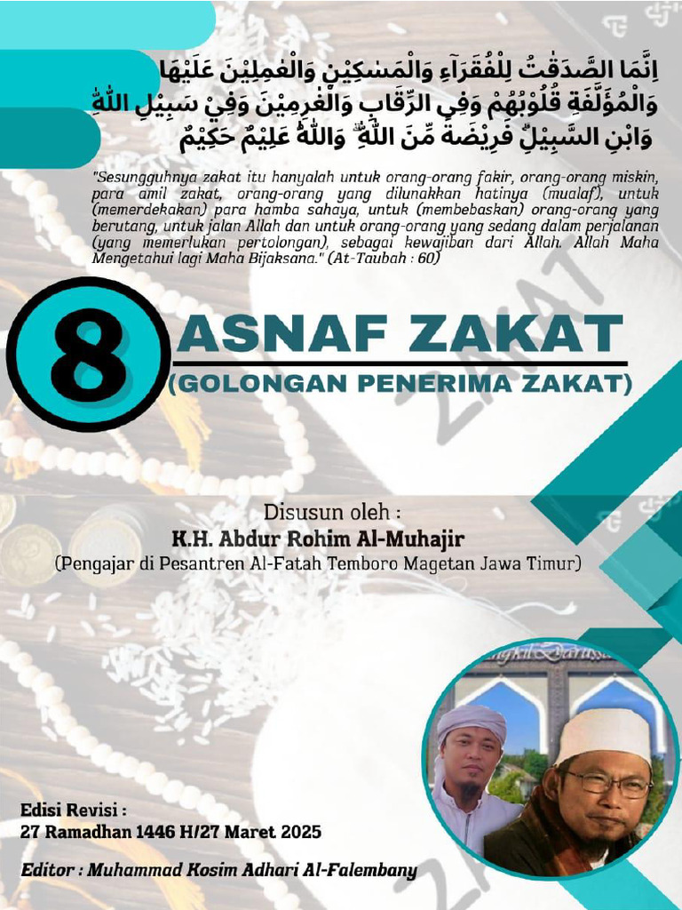8 ASNAF ZAKAT (K.H. Abdur Rohim) Rev. 27 Maret 2025 | PDF