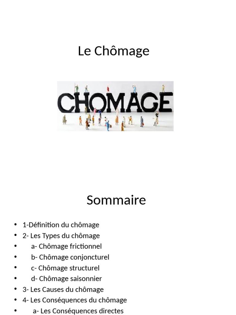 Comprendre le Chômage : Types et Solutions | PDF | Chômage | Emploi