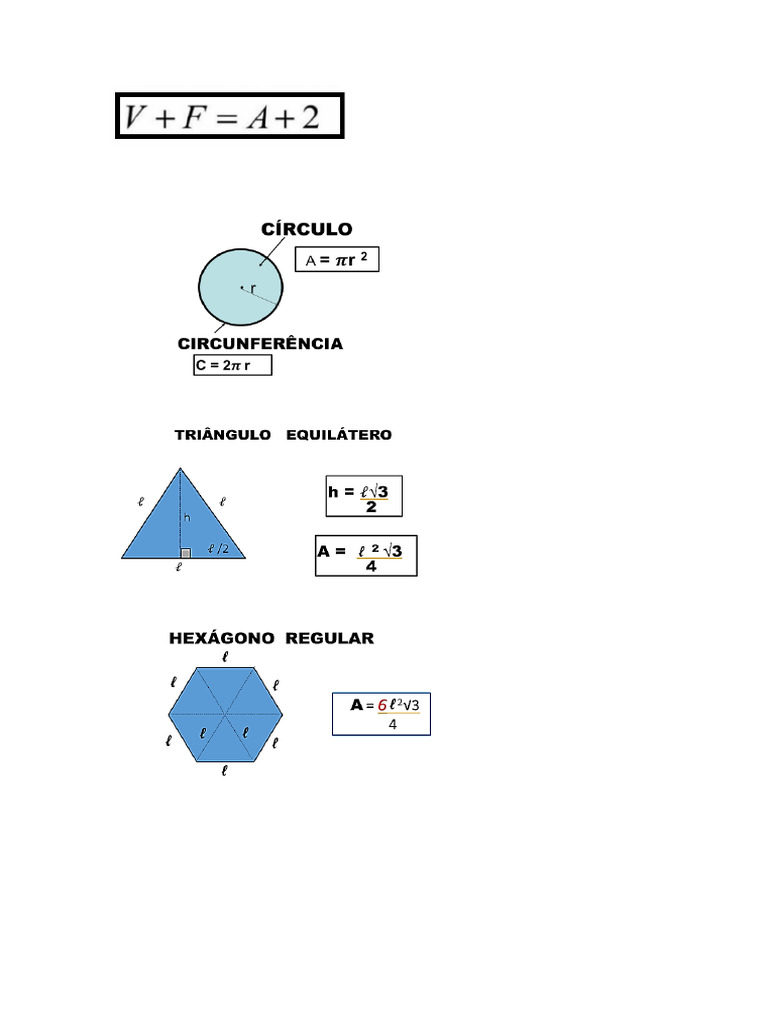 formulario geometria espacial | PDF