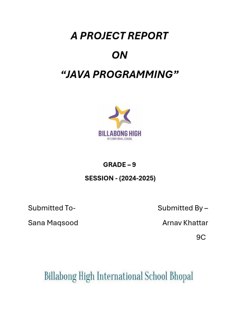 Naitik Singh 9C Computer-Project | PDF | Computer Programming ...