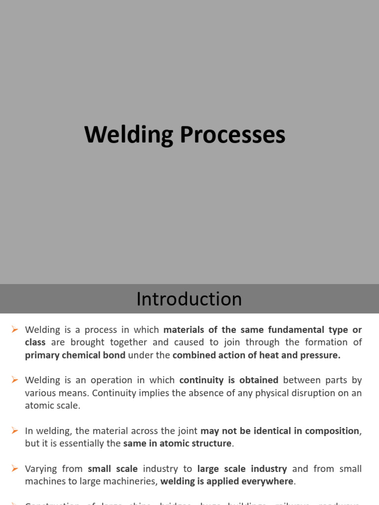 Welding Introduction | PDF | Welding | Construction