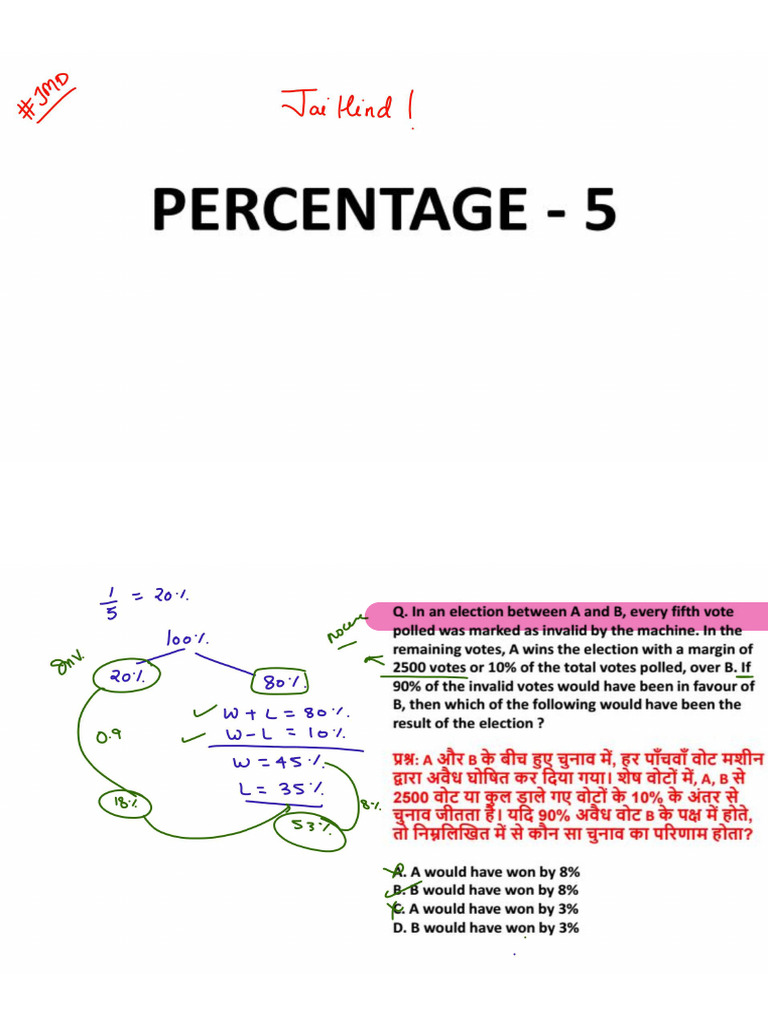 Percentage 5qa | PDF