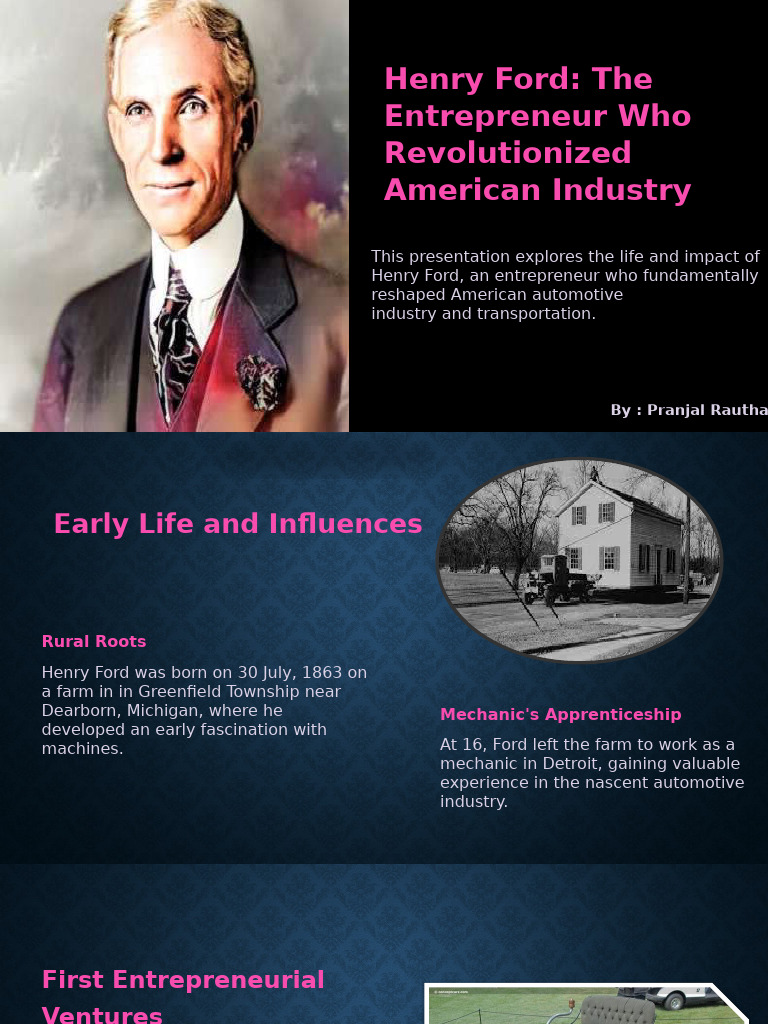 Henry Ford | PDF | Ford Motor Company | Car