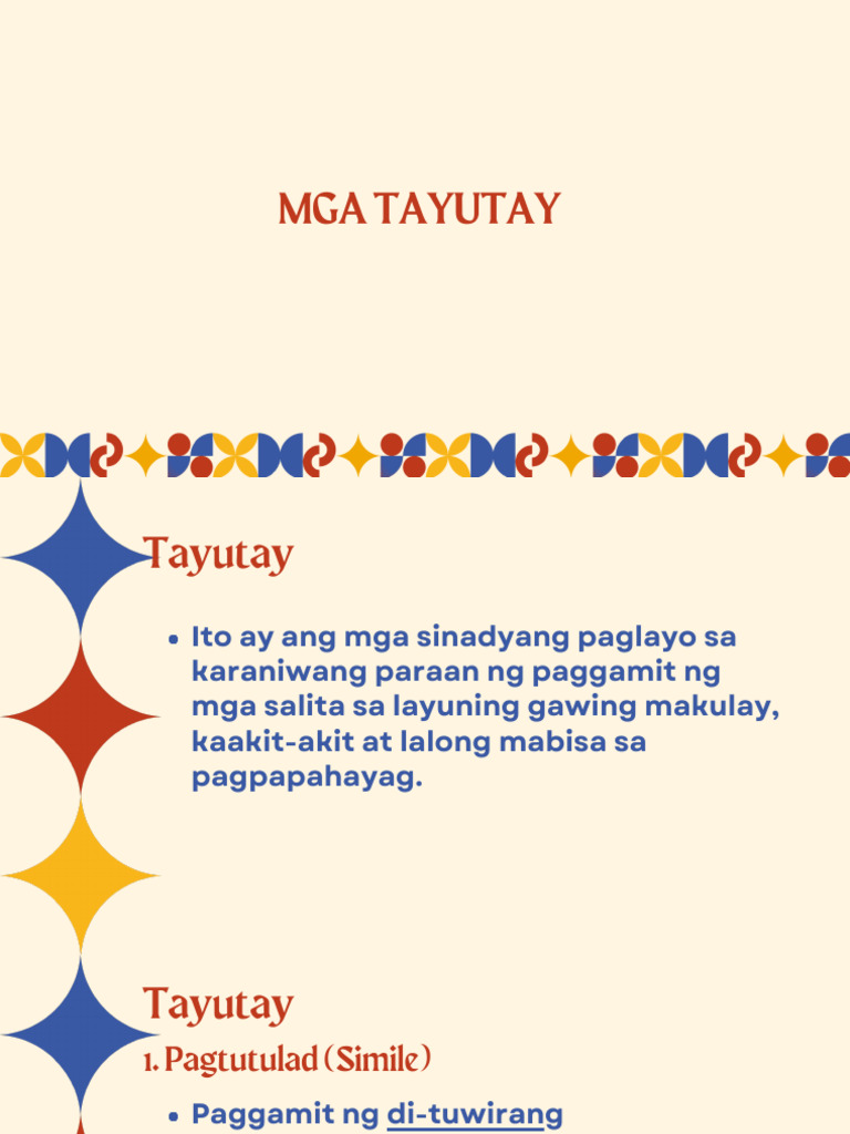 MGA-TAYUTAY | PDF