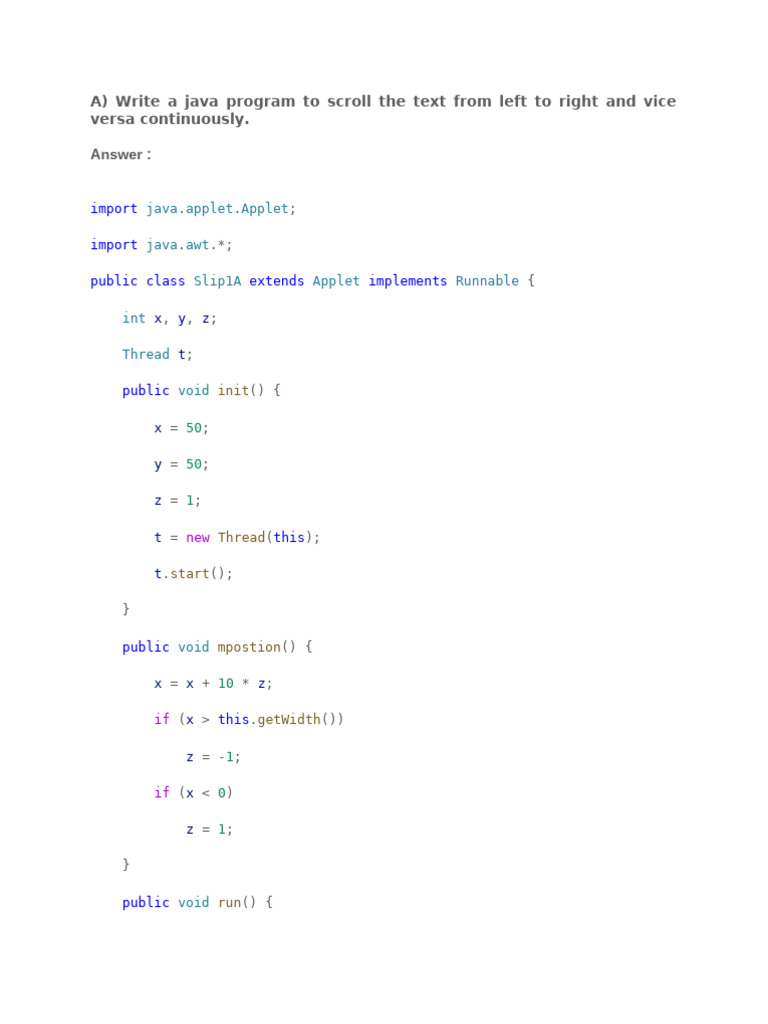 Advance Java Slip Solution | PDF | Internet Architecture | Concurrent Computing