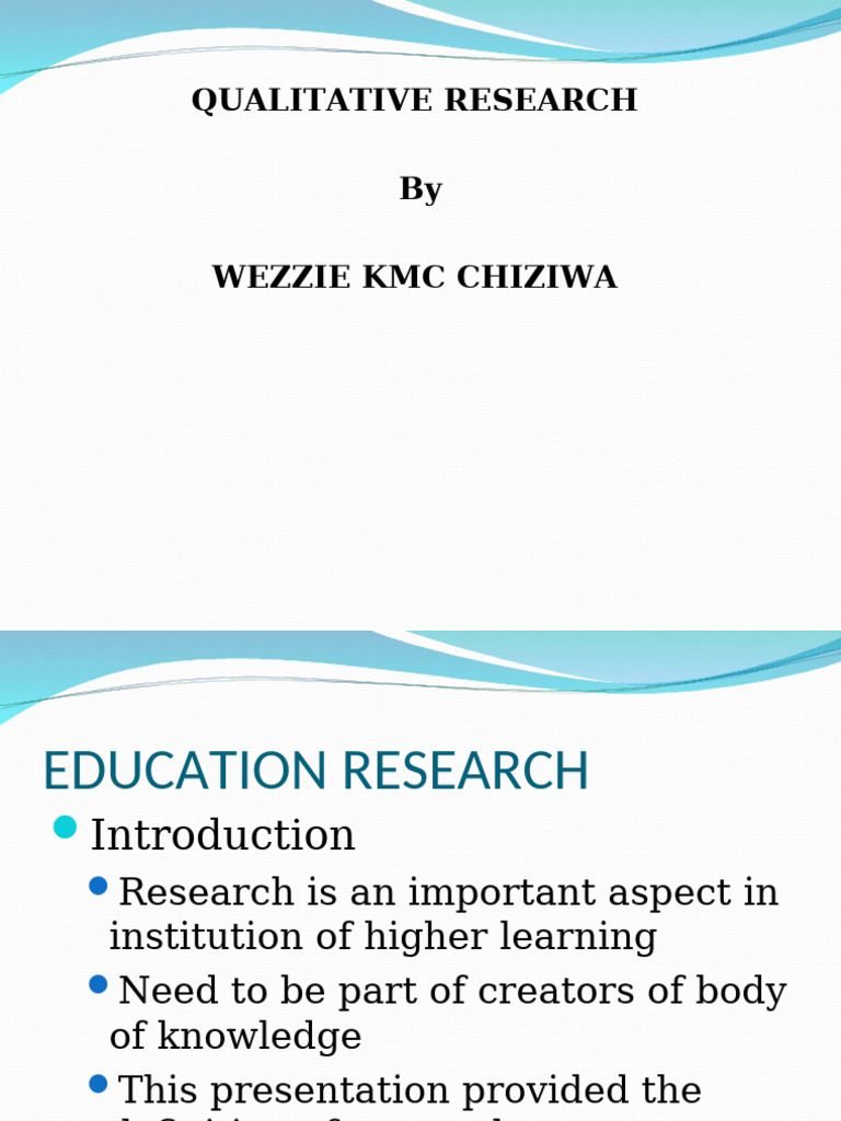 Lesson 1education Research Lesson 1 (Autosaved) | PDF | Hypothesis | Theory