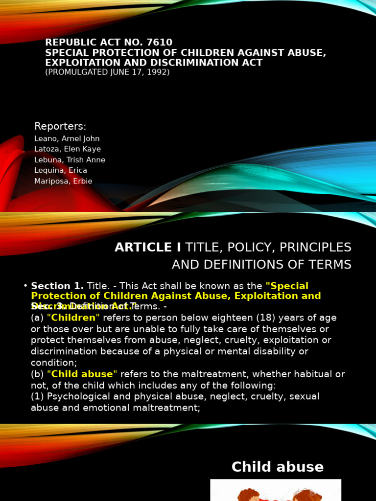 Group 4 Report Autosaved | PDF | Child Abuse | Obscenity