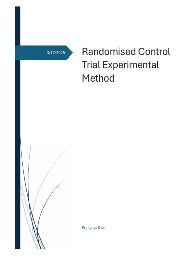 Understanding Experimental Research Design | PDF | Randomized ...