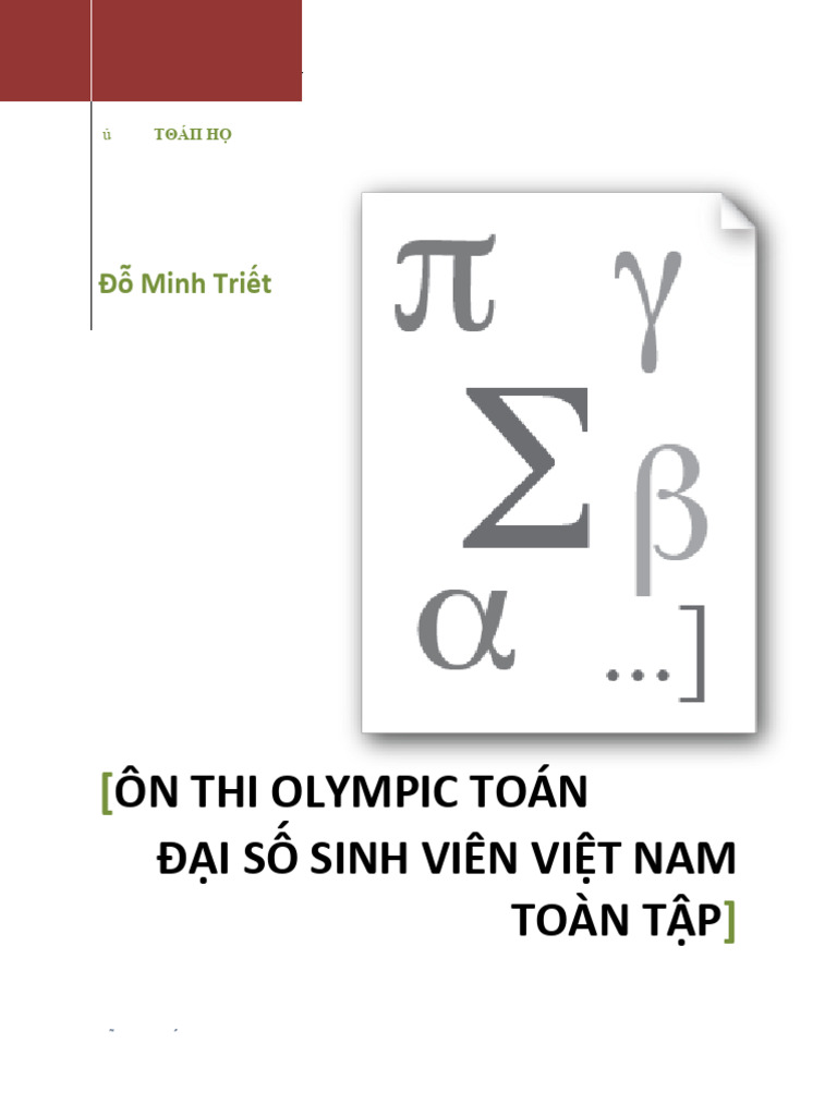 On Thi Olympic Toan - THKT Do Minh Triet | PDF