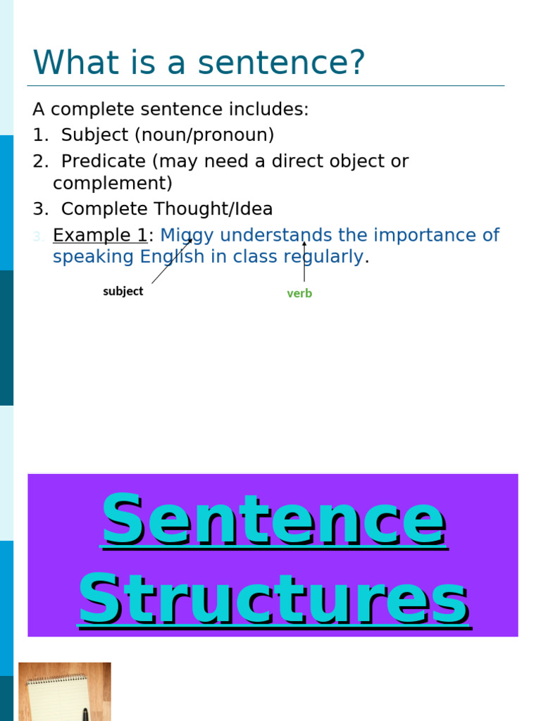 Kinds of Sentences According To Structure | PDF | Subject (Grammar) | Verb