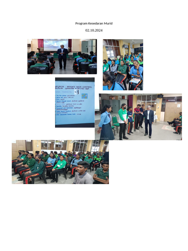 Program Kesedaran Murid | PDF