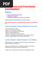 Constipation CHEO Handout | PDF | Constipation | Human Feces