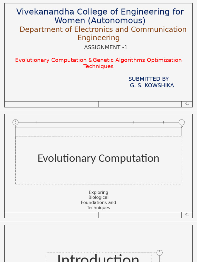 Evolutionary Computation 3 Pdf Evolution Natural Selection