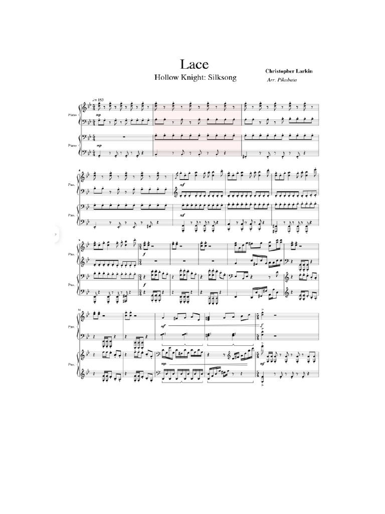 Lace - Christofer Larkin | PDF