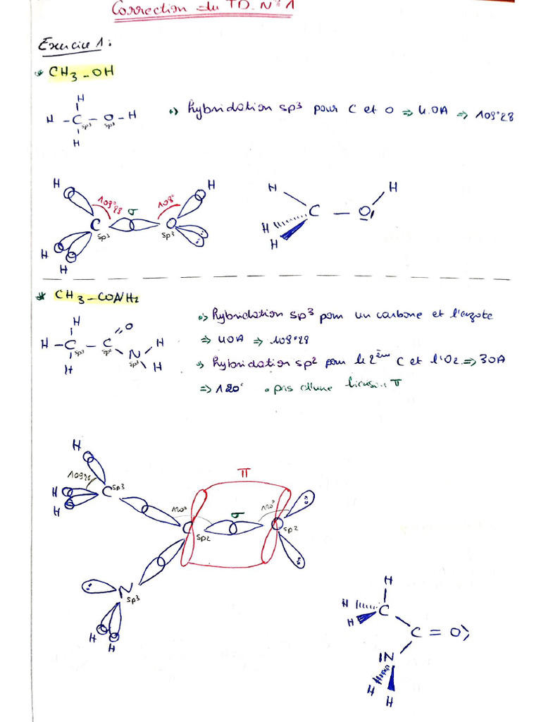 Corr TD Organique - Scan | PDF