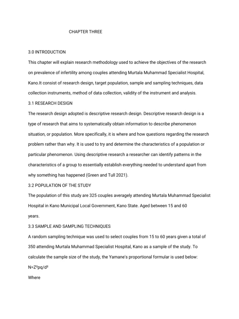 Meerah Project Chapter 3 &4 | PDF