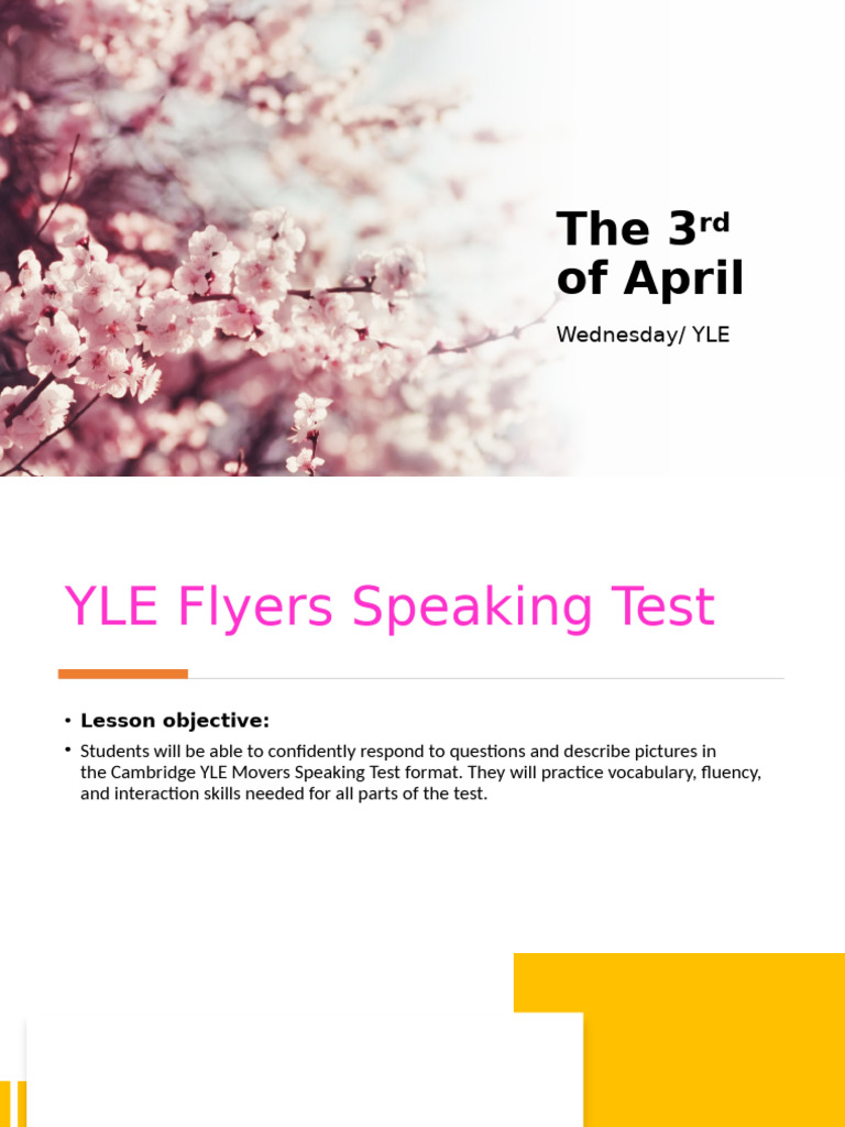 Flyers Speaking Test | PDF