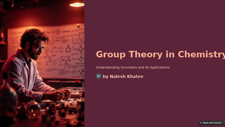 Group Theory in Chemistry | PDF