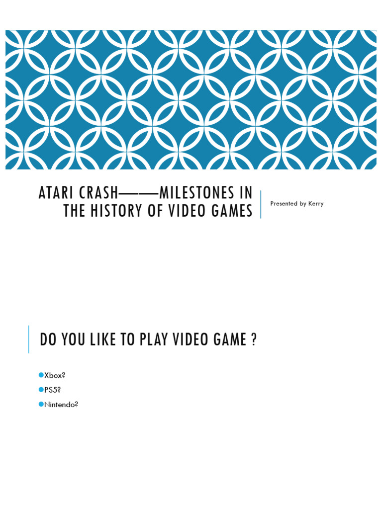 Atari Crash | PDF