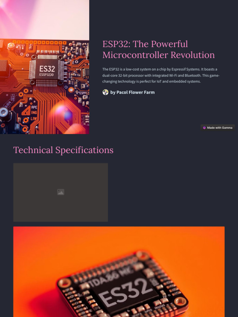 ESP32 The Powerful Microcontroller Revolution | PDF