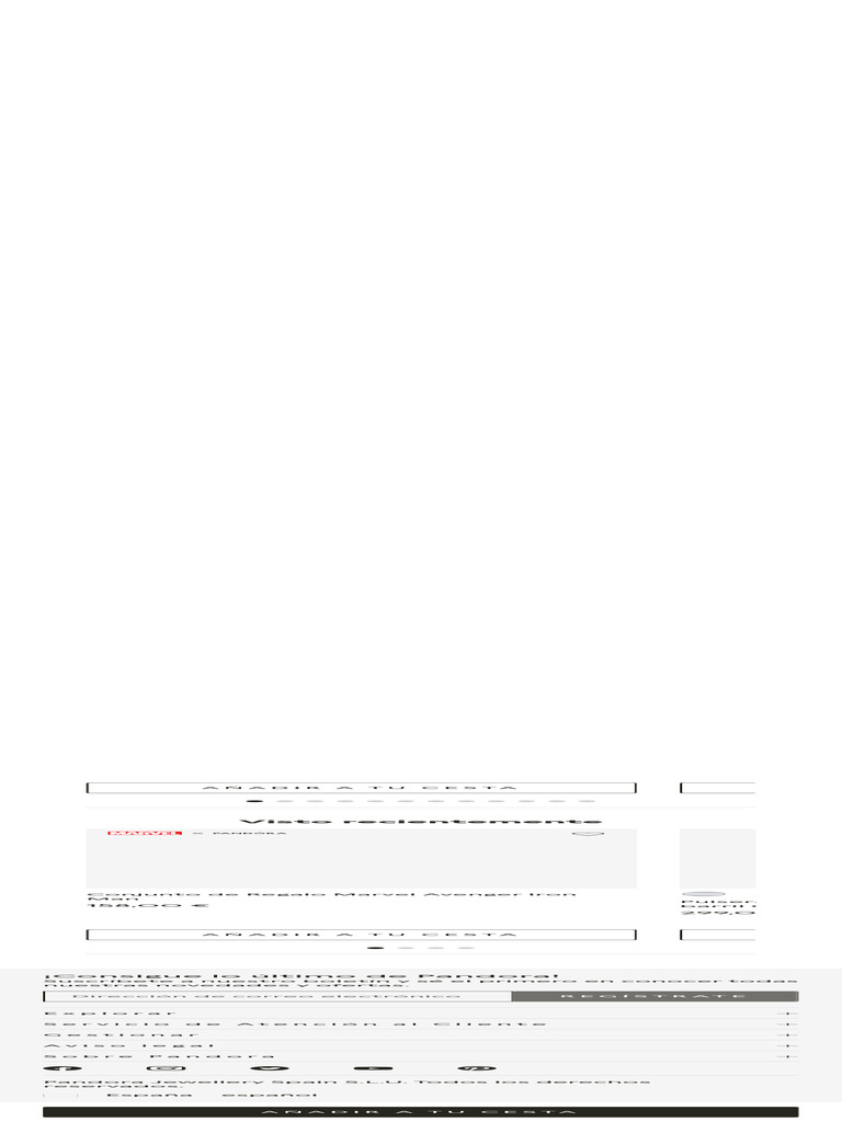 Charm Colgante Spider-Man Colgado de Marvel Pandora ES | PDF | Marvel ...