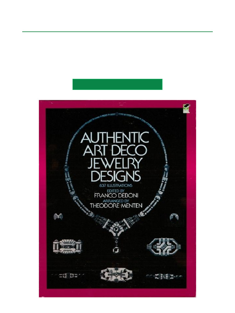 Authentic Art Deco Jewelry Guide | PDF