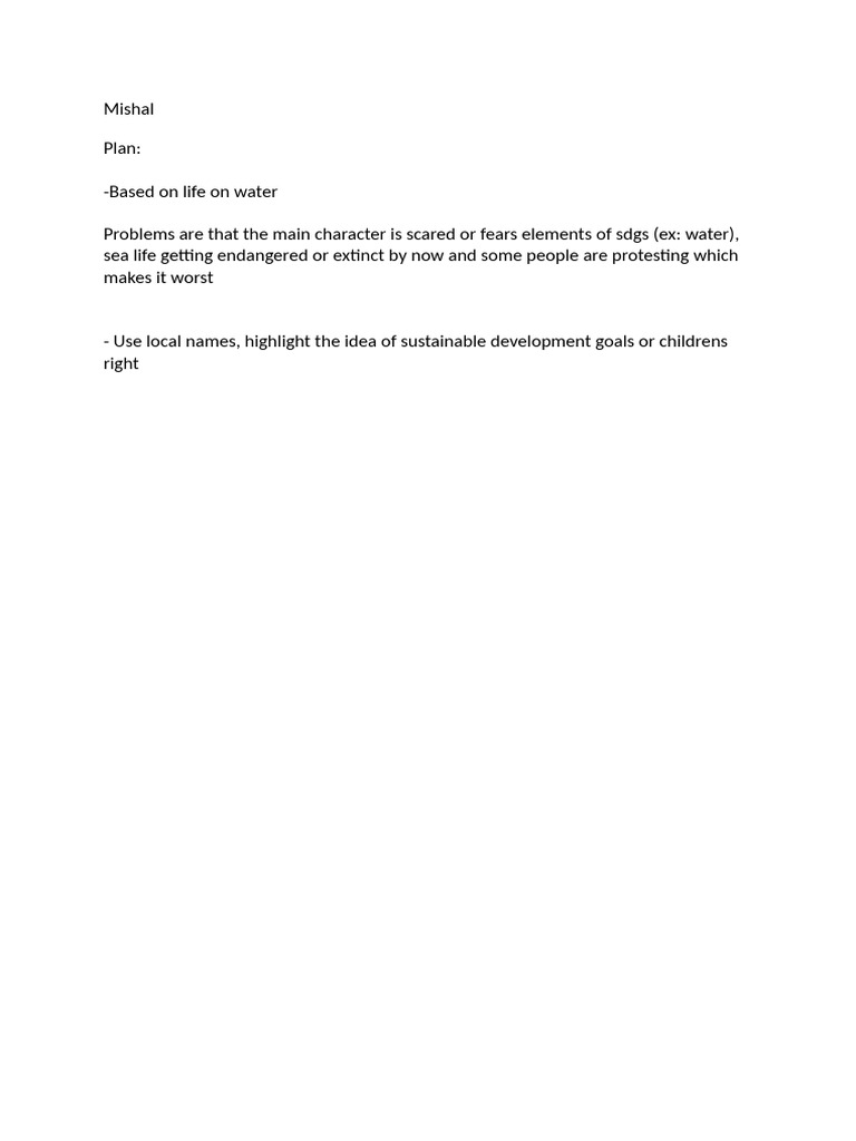 Planning Sheet | PDF