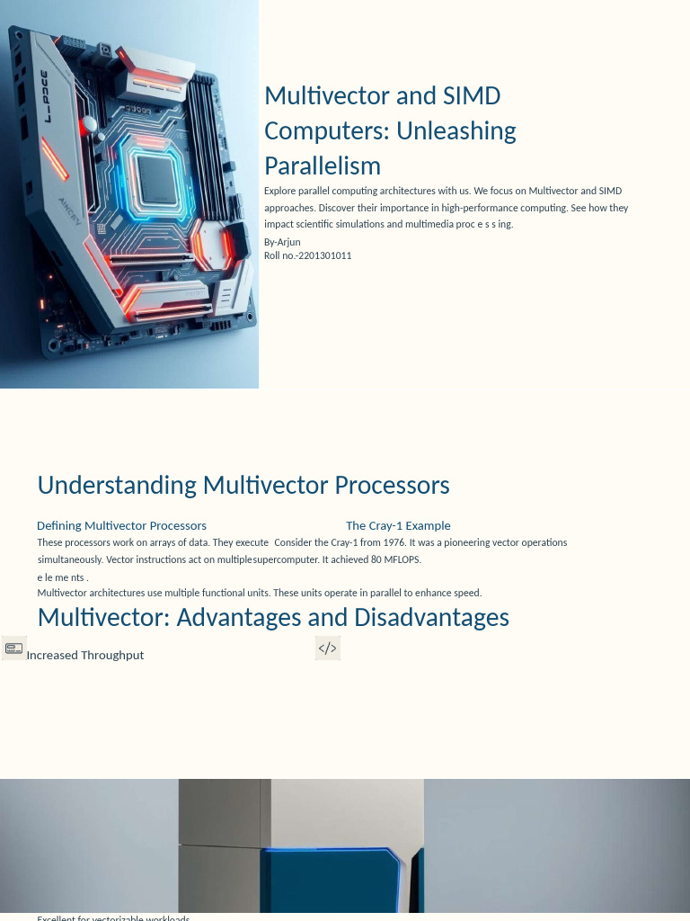Multivector and SIMD Computers: Unleashing Parallelism | PDF | Central Processing Unit ...