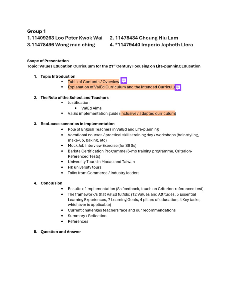 CUI5046 - 53E - Group 1 SY2425 - Presentation Outline - Commented - 29 ...