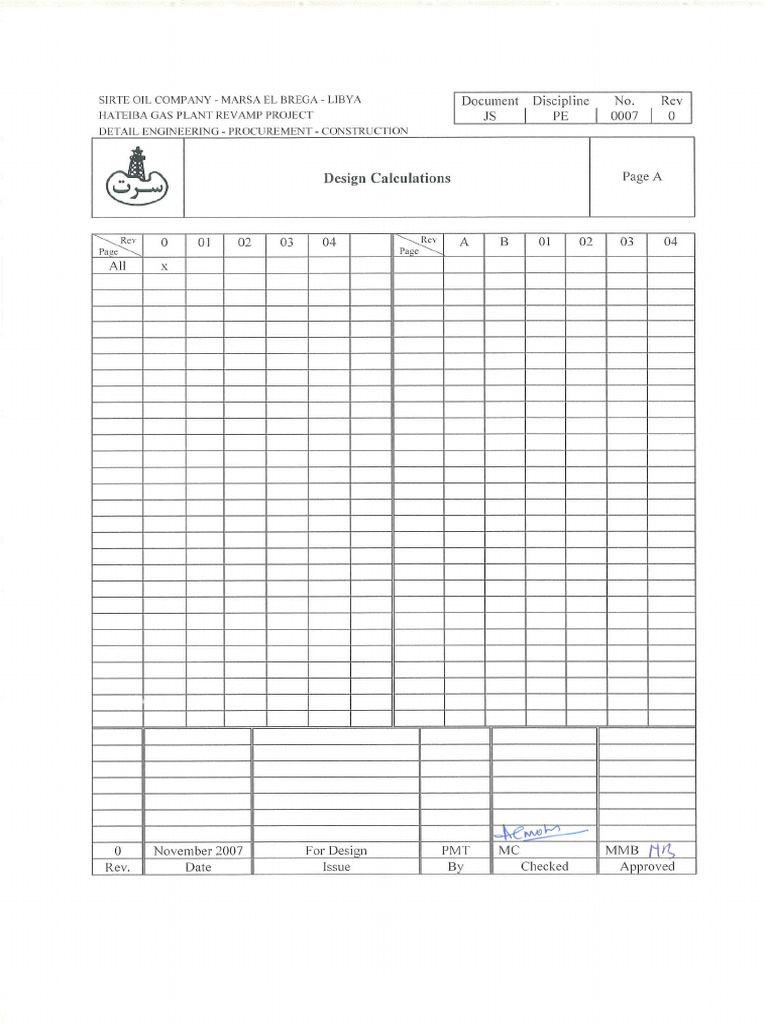 PE-0007 Design Calculations | PDF