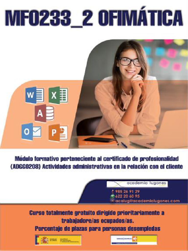 Ficha MF0233 - 2 Ofimatica | PDF | Hardware de la computadora | Sistema operativo