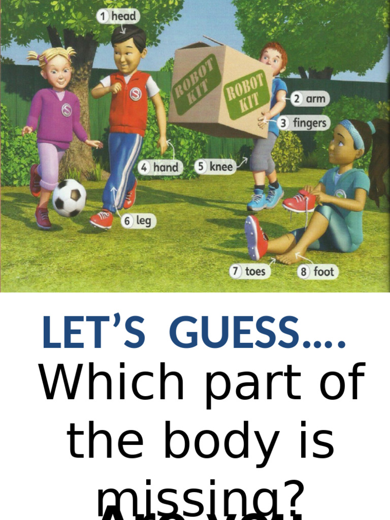 Body Parts Guessing Game | PDF
