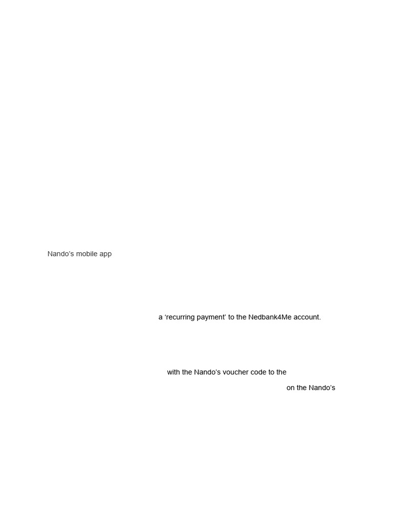 Nedbank4Me Unfunded Accounts Promotion TCs JM Review After NELS 5 ...