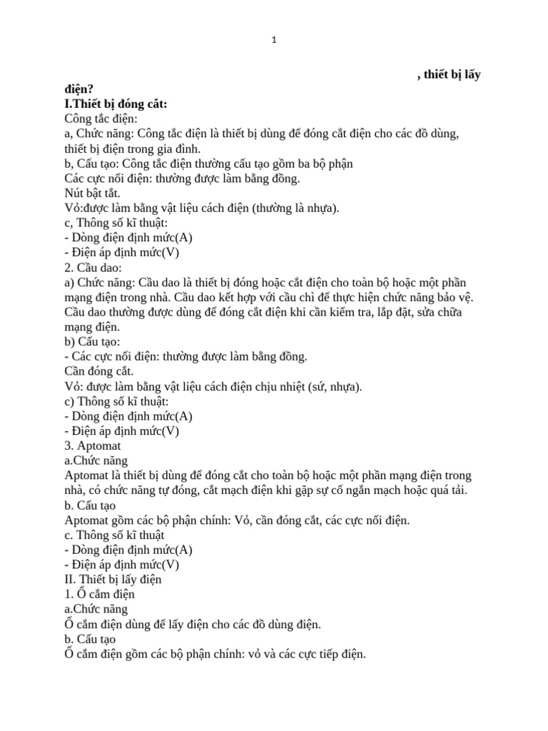 đề cương CN 9 | PDF