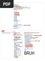 Statics Equation Reference Sheet | PDF | Force | Mechanics